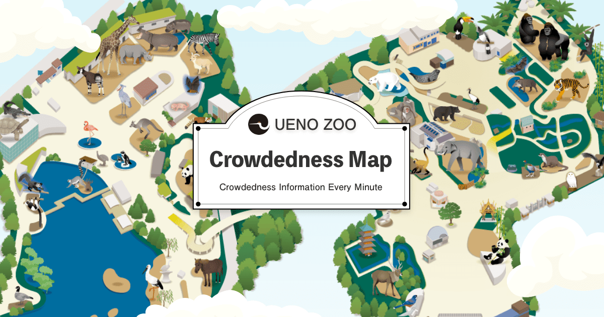 UENO ZOO Crowdedness Map - TokyoZooNet